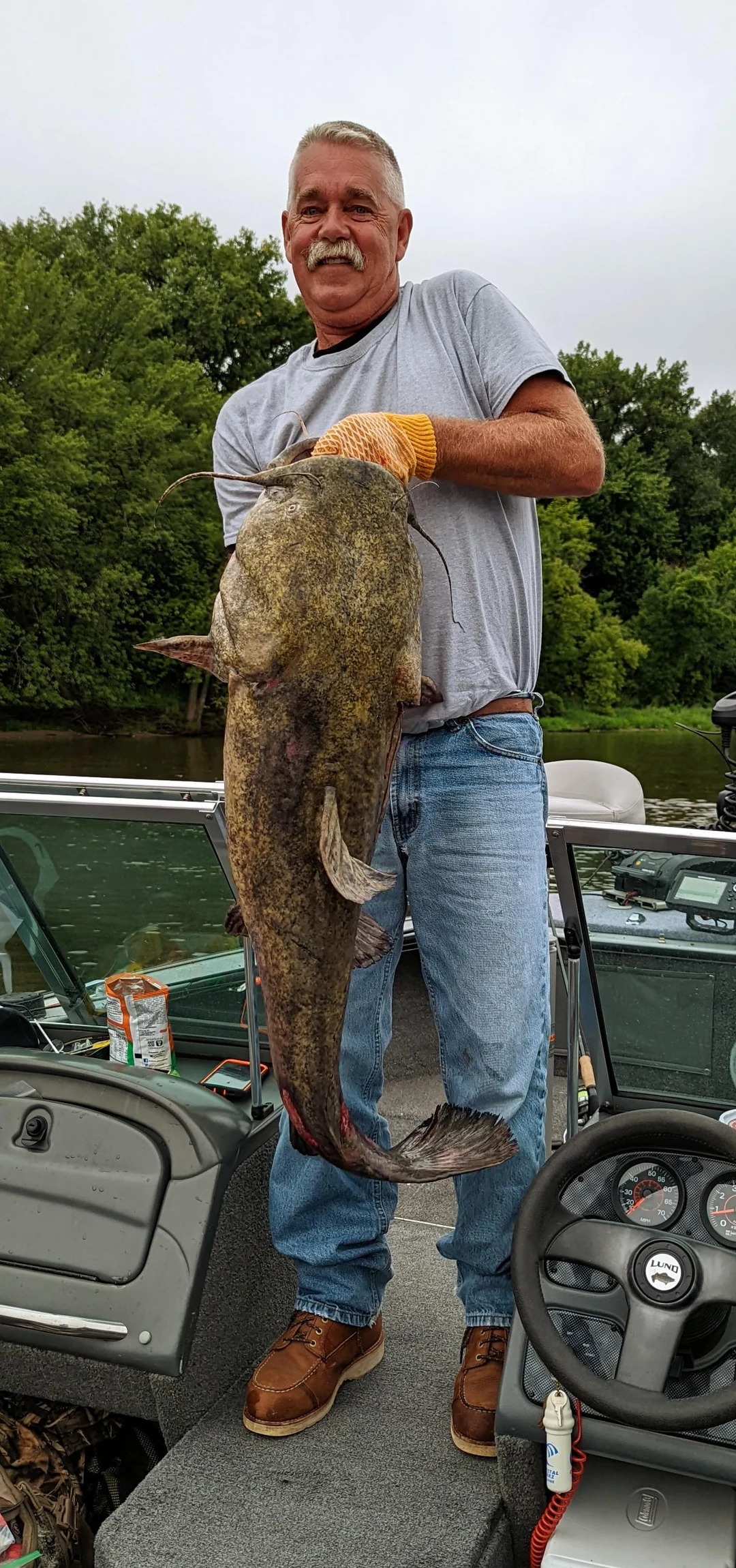 Flathead cat on the Mississippi | Scrolller