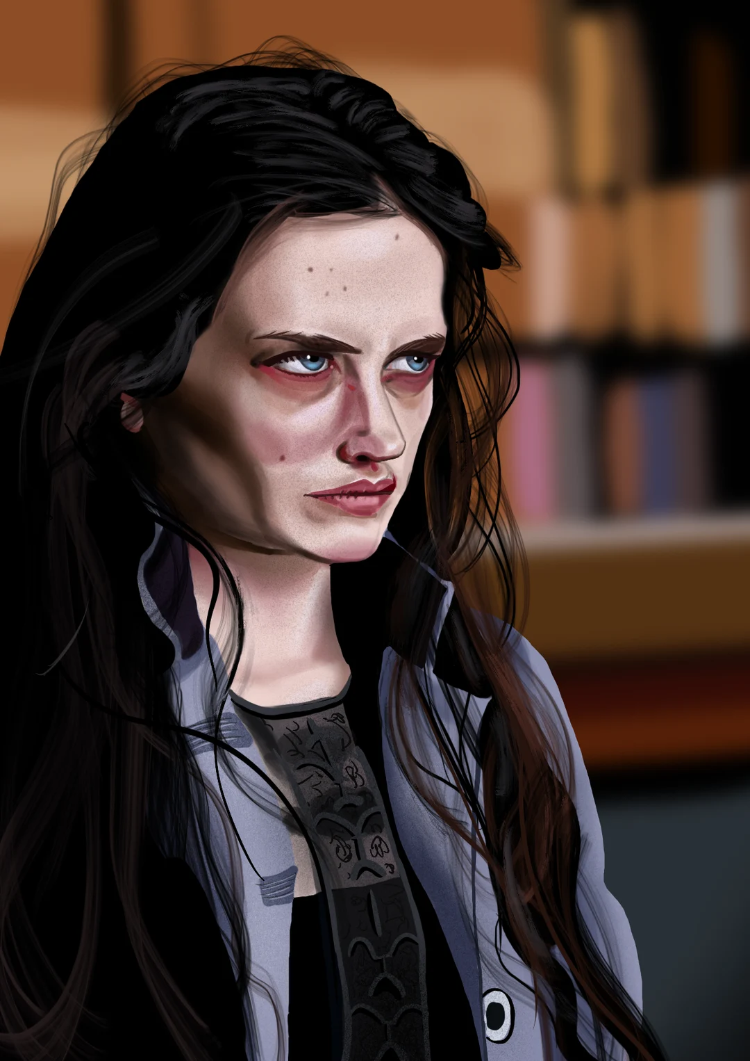 Eva Green Portrait Study, me, Procreate, 2023 | Scrolller