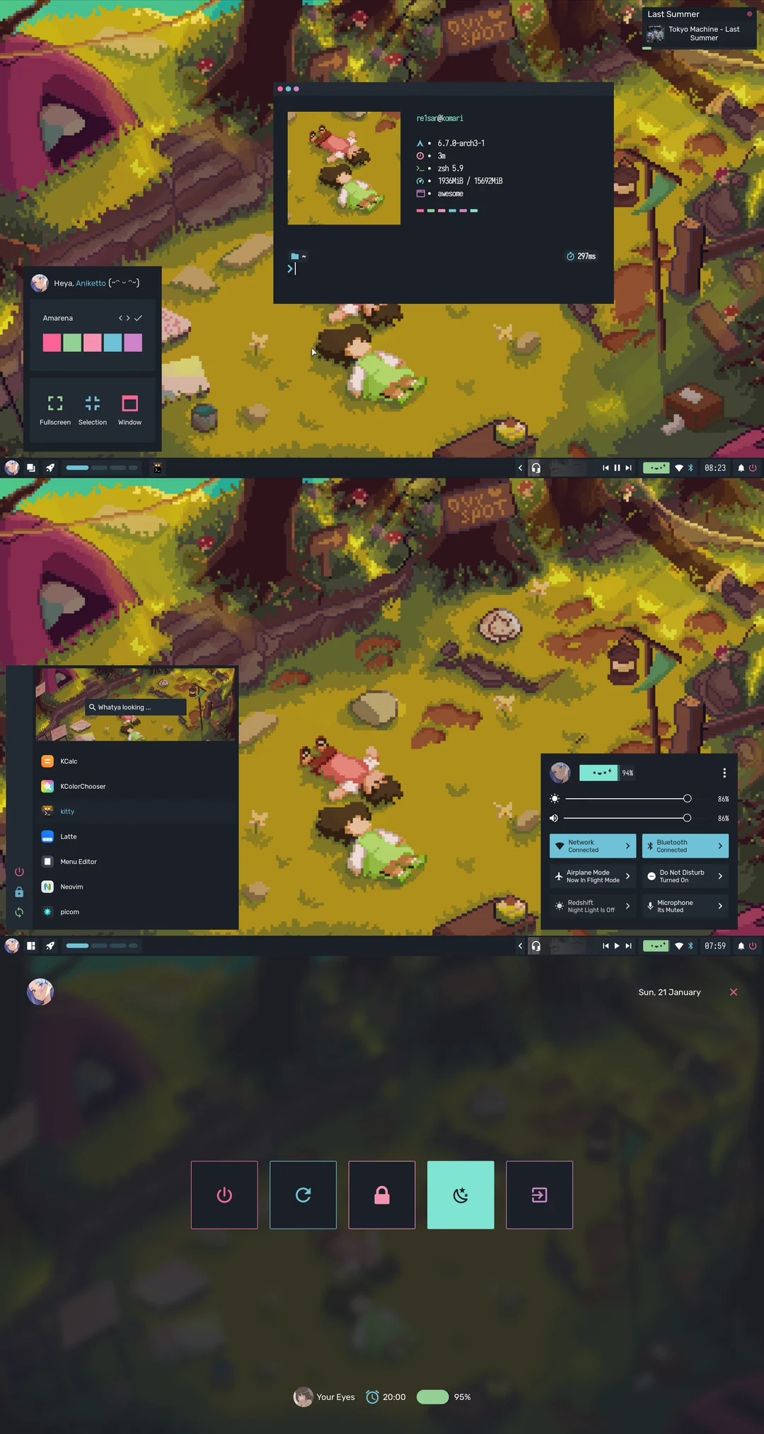 [AwesomeWM] Learning awesome and stealing configs xD | Scrolller