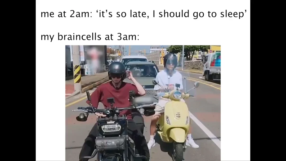 An entire hour later I'm still awake | Scrolller