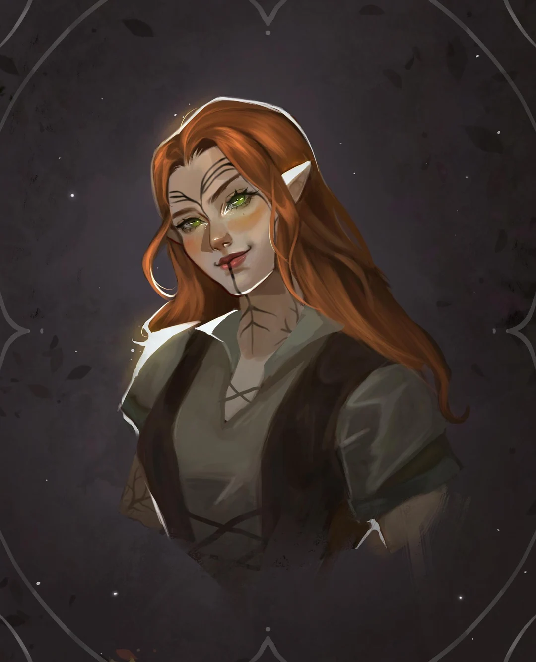 [OC] Yrenna, wood elf ranger | Scrolller