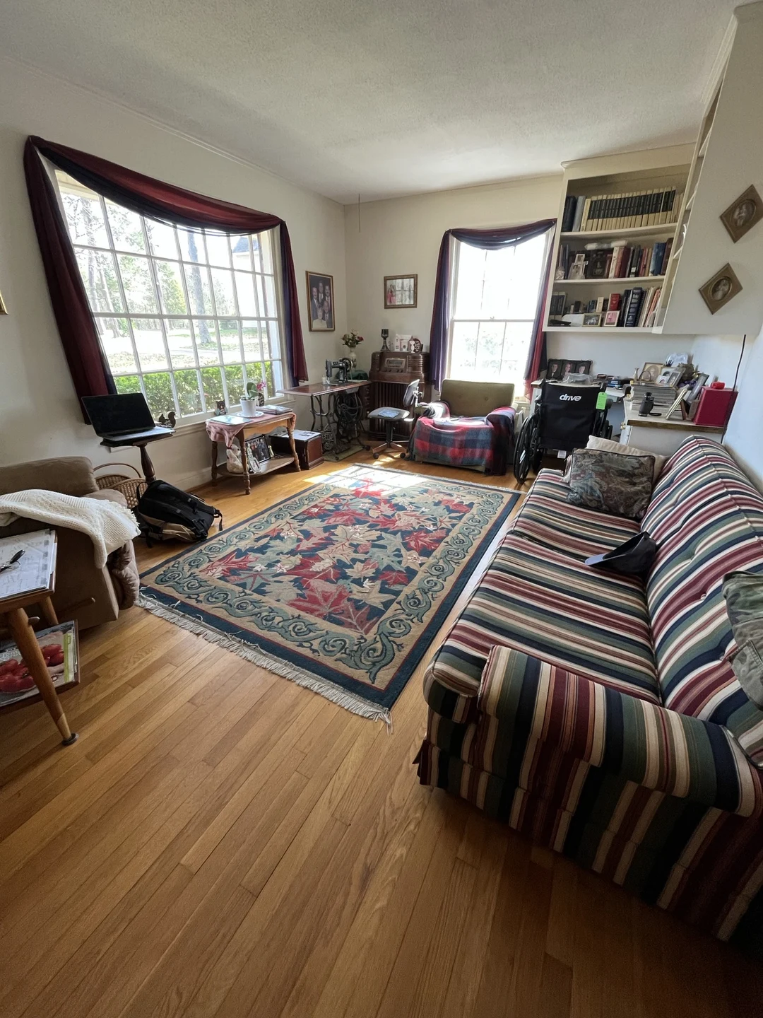 Living room of my late grandparents - a perfect remote work spot. | Scrolller