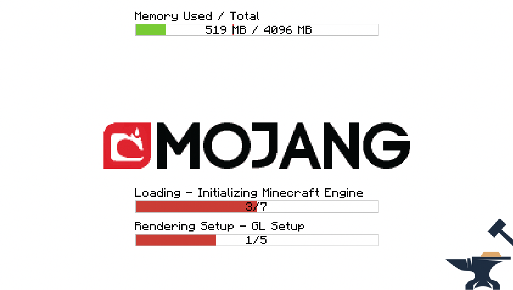Minecraft Forge 1.12.2 stuck on this screen loading forever, with 1 specific "mod" | Scrolller