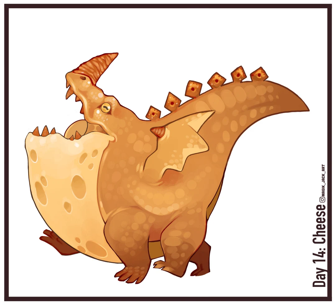 Mac the Cheese Dragon by Jack Burke | Scrolller