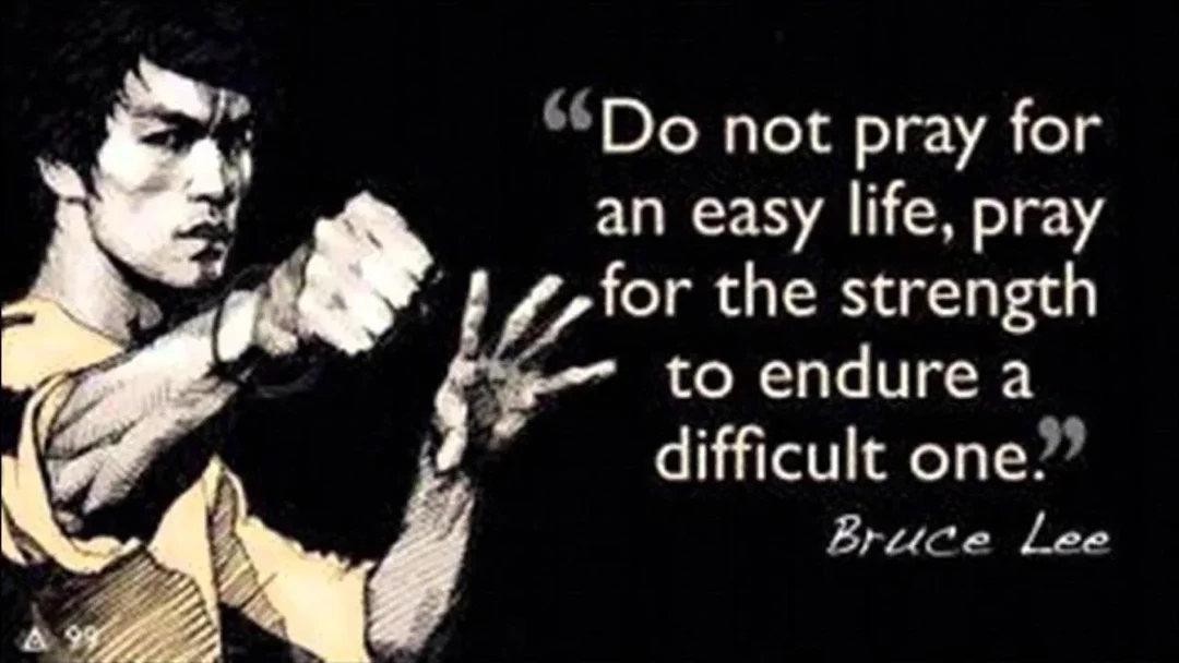[image] “Do not pray for an easy life…” | Scrolller