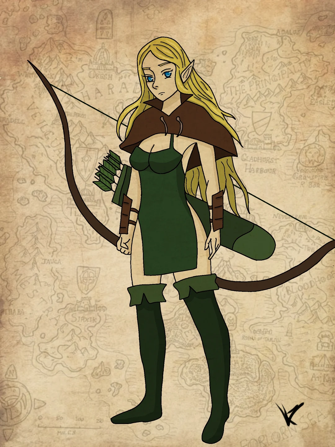 [Comm] [Art] Character design commission | Scrolller