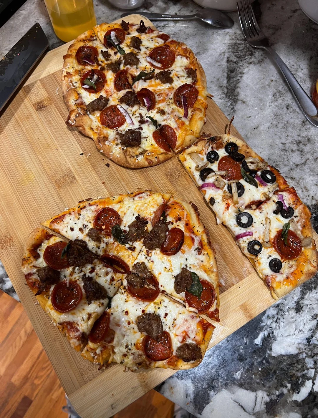 My sons wanted to make their own Naan pizza | Scrolller