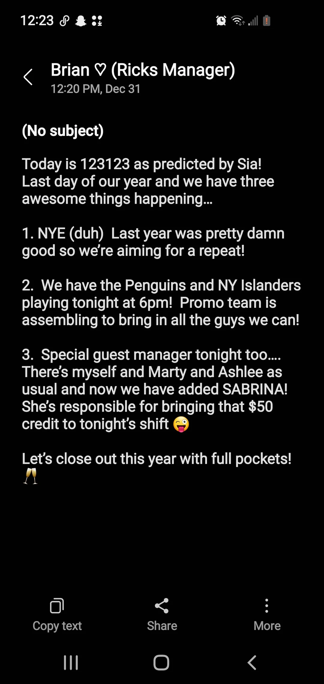 A wholesome management moment ♡ | Scrolller