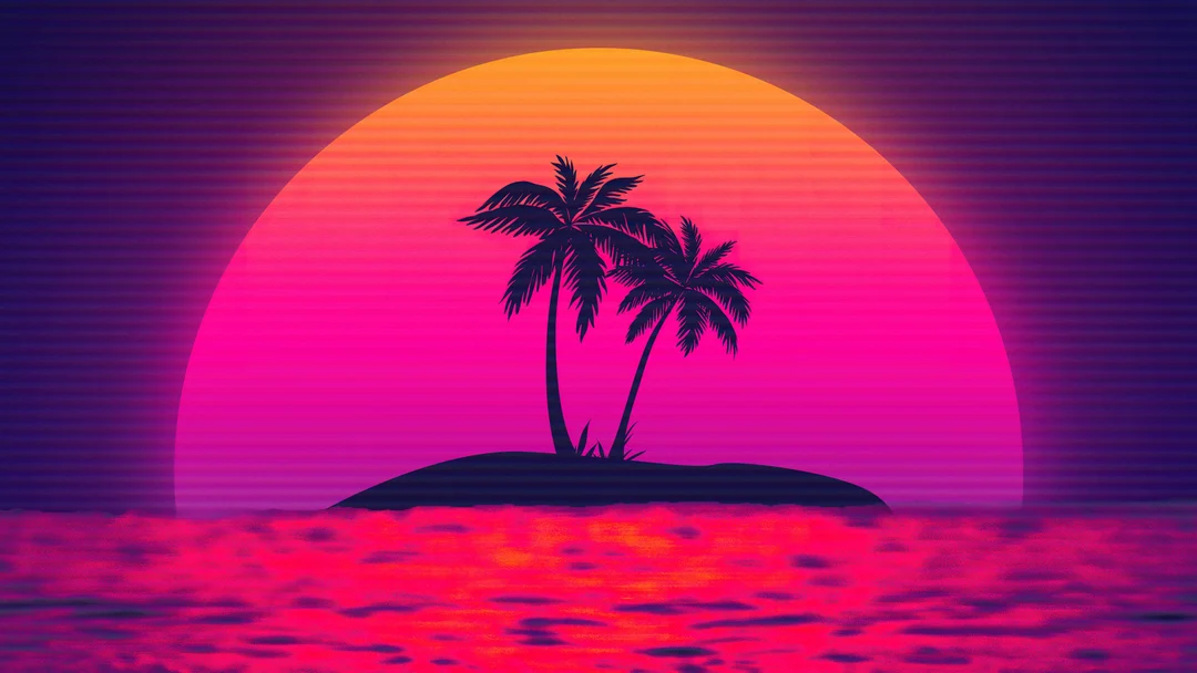 Vaporwave Sunset [3840x2160] | Scrolller