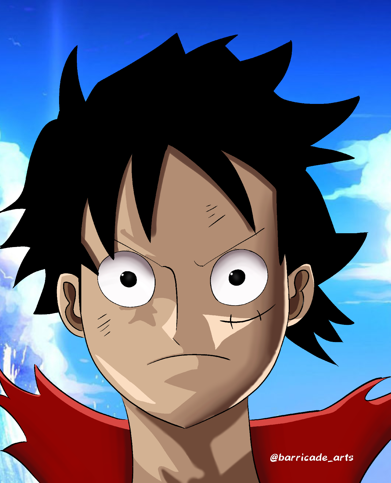 Monkey D Luffy Illustration | Scrolller