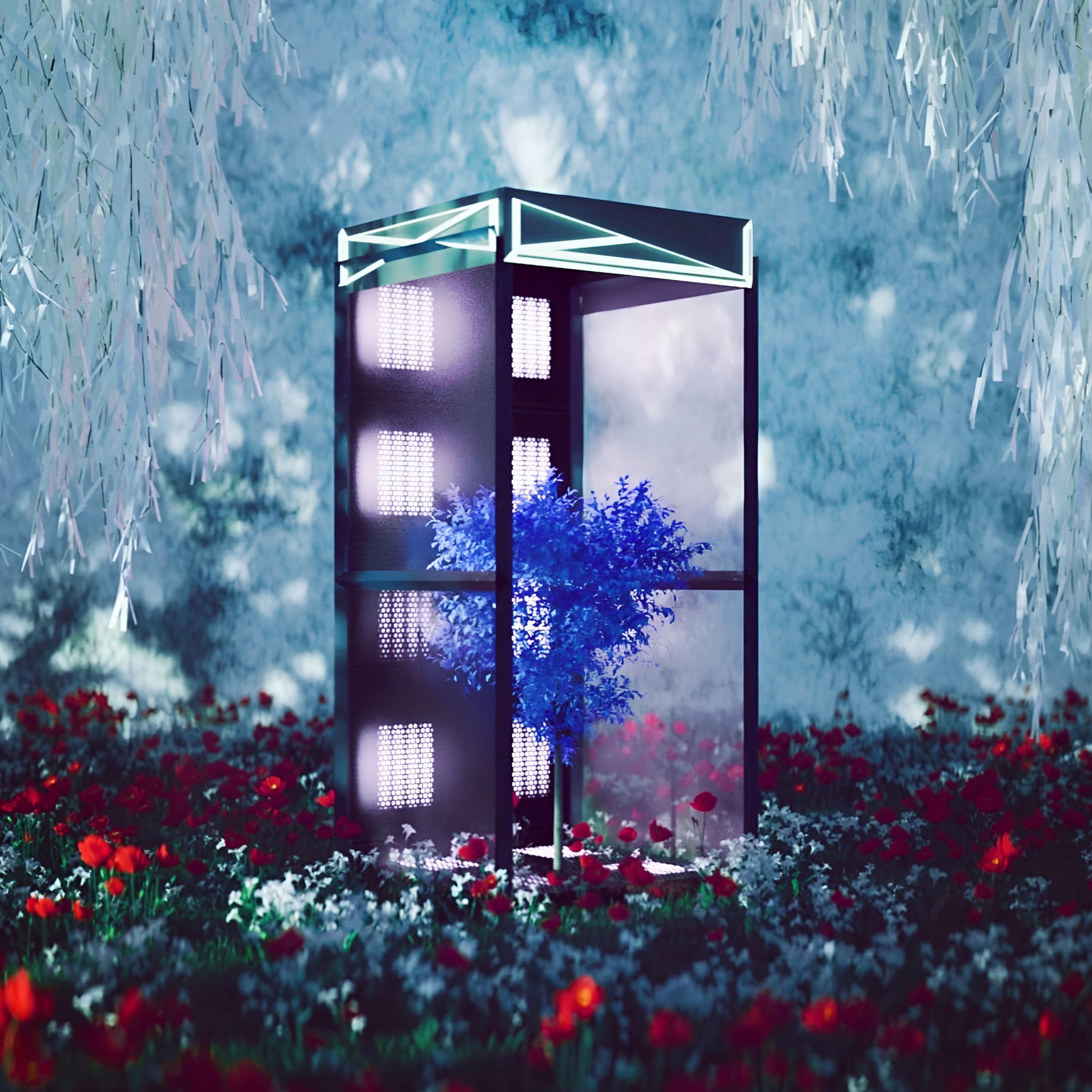 Telephone Booth, Me, 3D, 2022 | Scrolller
