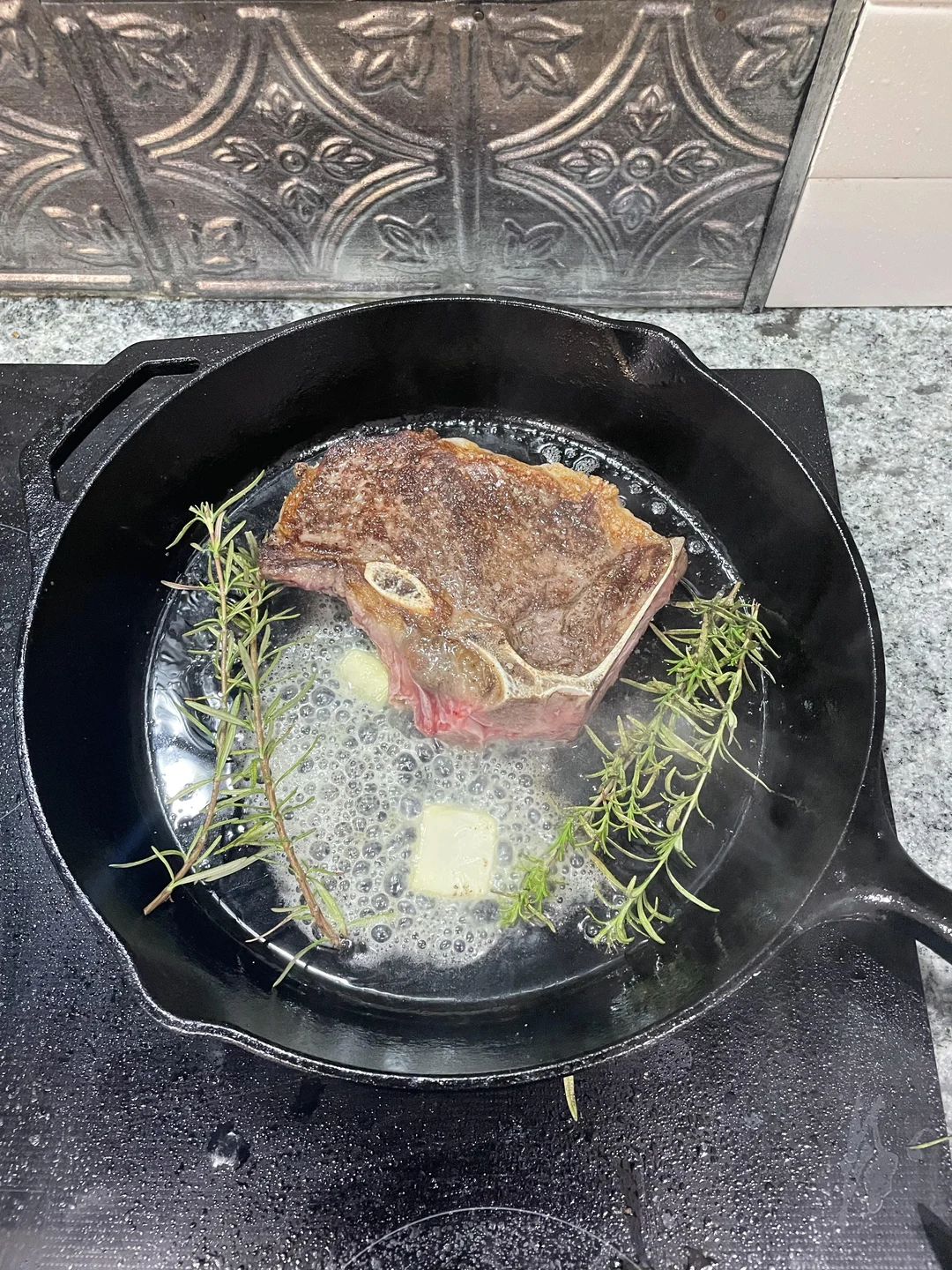 I cooked a bone in strip. It was delicious | Scrolller