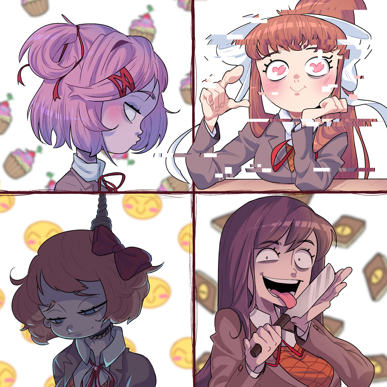 Doki Doki Literature Club! (by SHIZUFIN) | Scrolller