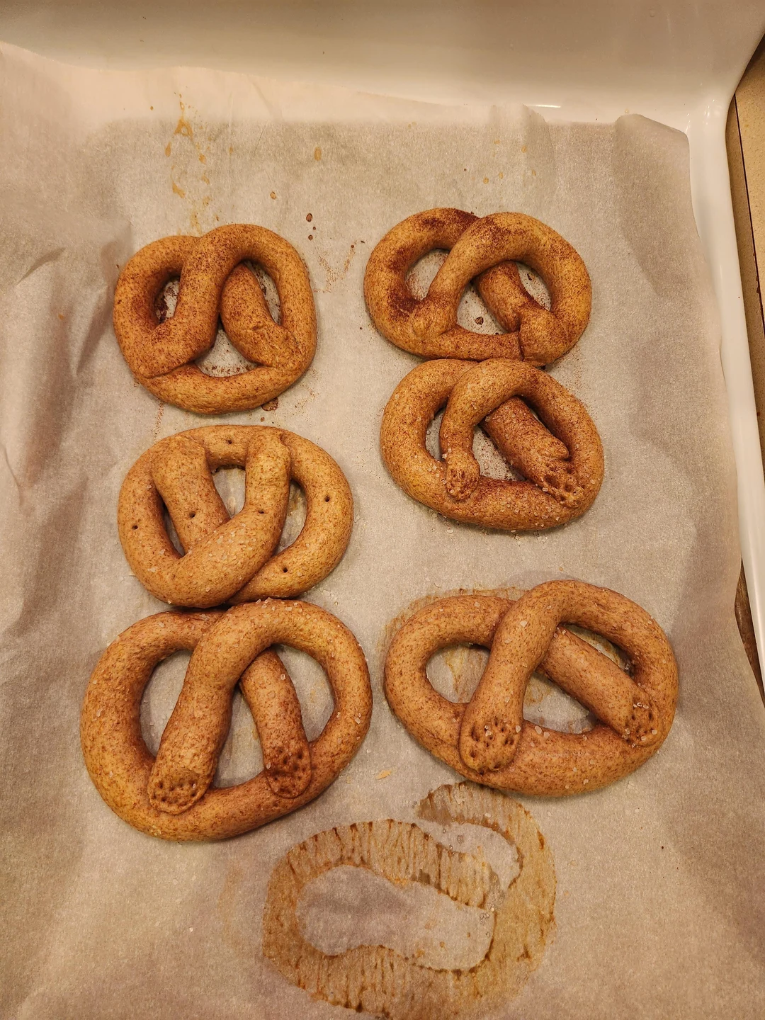 Any body intrested in whole wheat sourdough pretzels | Scrolller