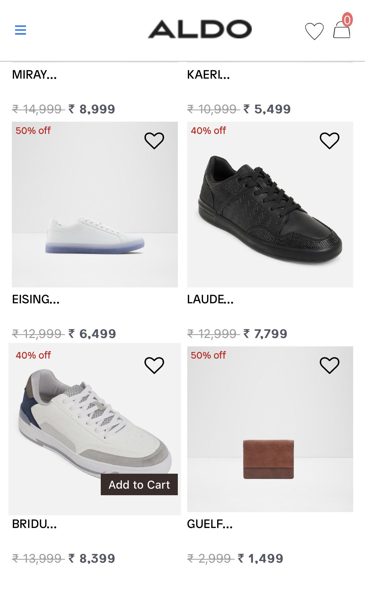 ALDO got a little too aggressive in naming their shoes :D | Scrolller