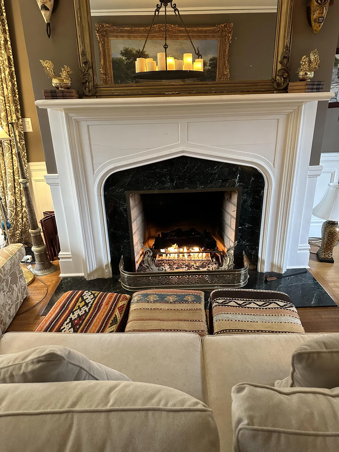 Fireplace Reading Room | Scrolller