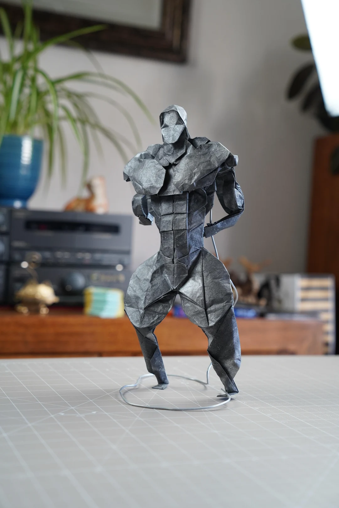 Bodybuilder, Me, Origami, 2020 | Scrolller