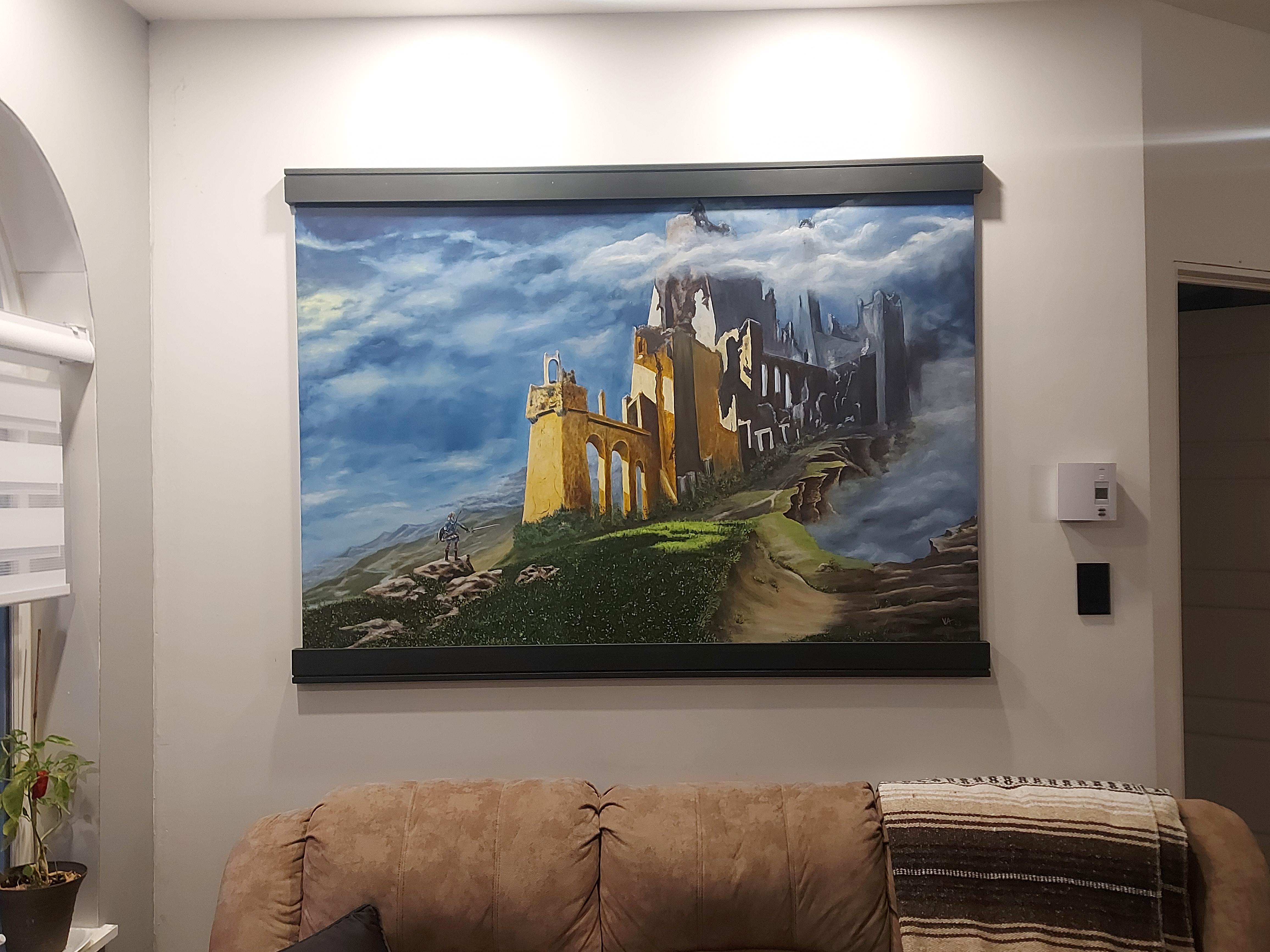 [ALL] Painted a scenery for my favorite game 😍 | Scrolller