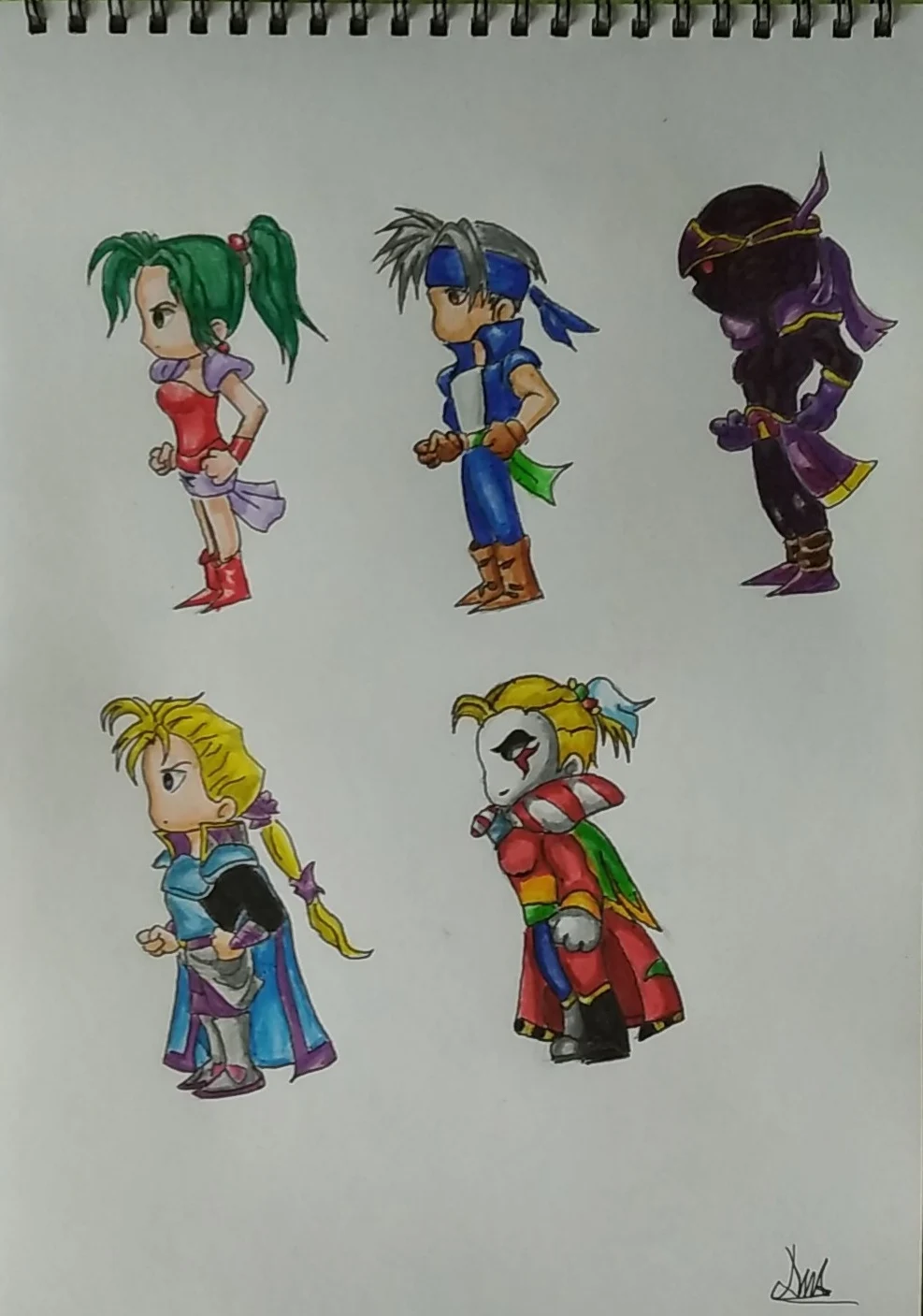 FFVI Sprite sketch | Scrolller