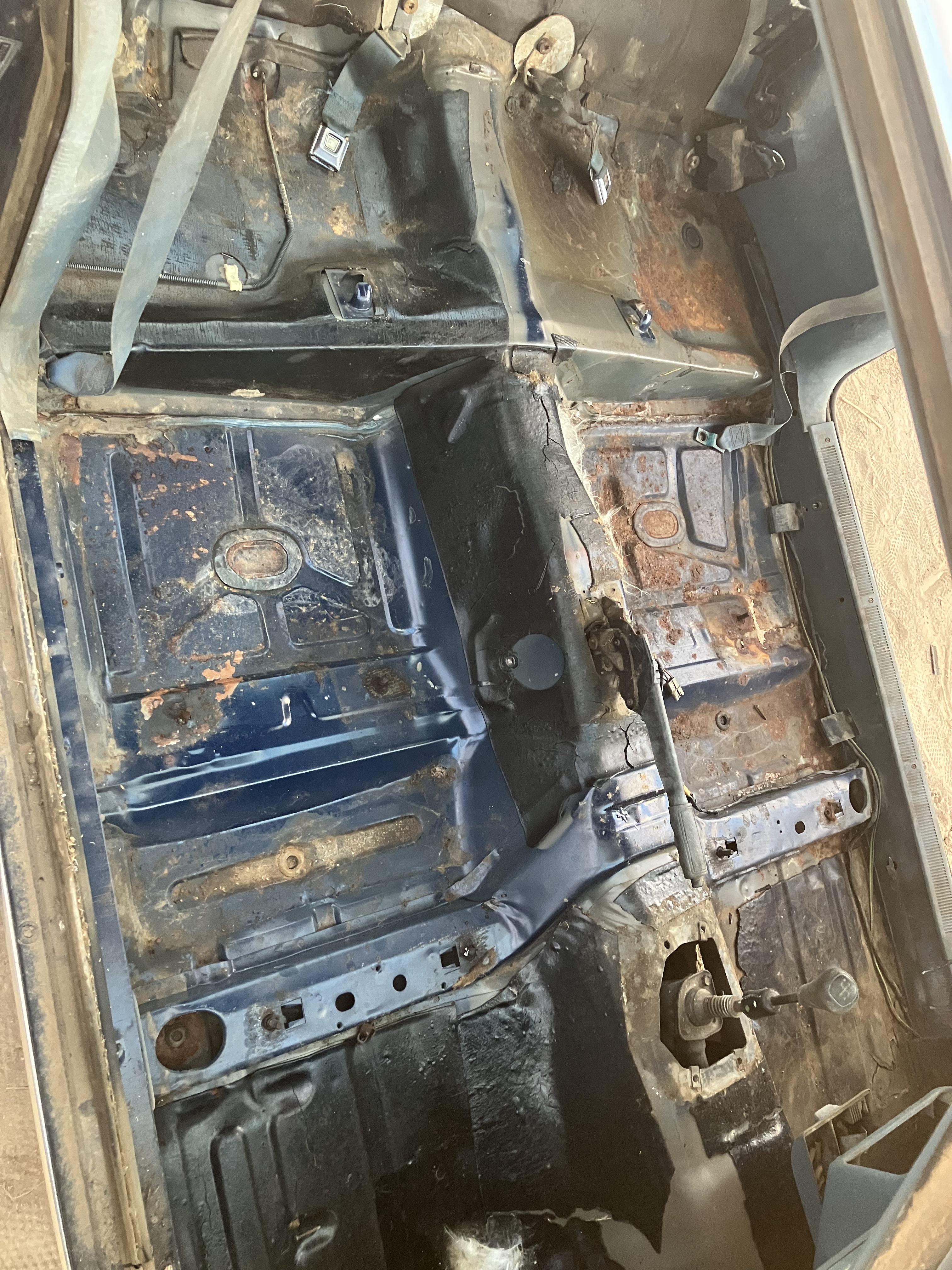 Finally Got the 81 Mustang Home and got Most of the Interior Stripped ...
