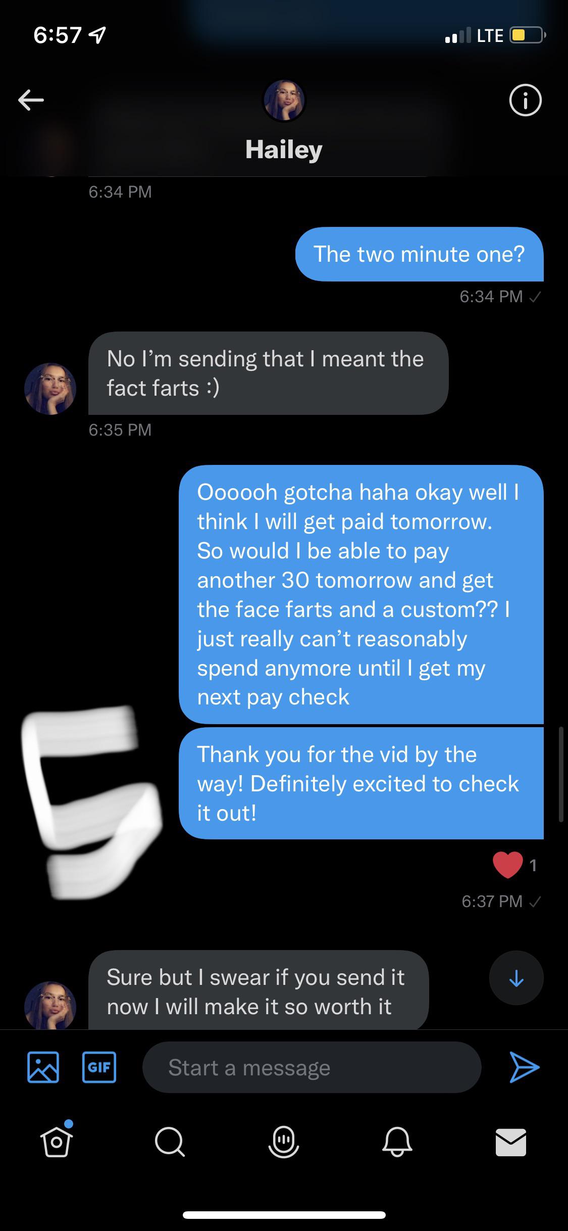 Hailey, @plumpybutt2 on Twitter is a scam | Scrolller