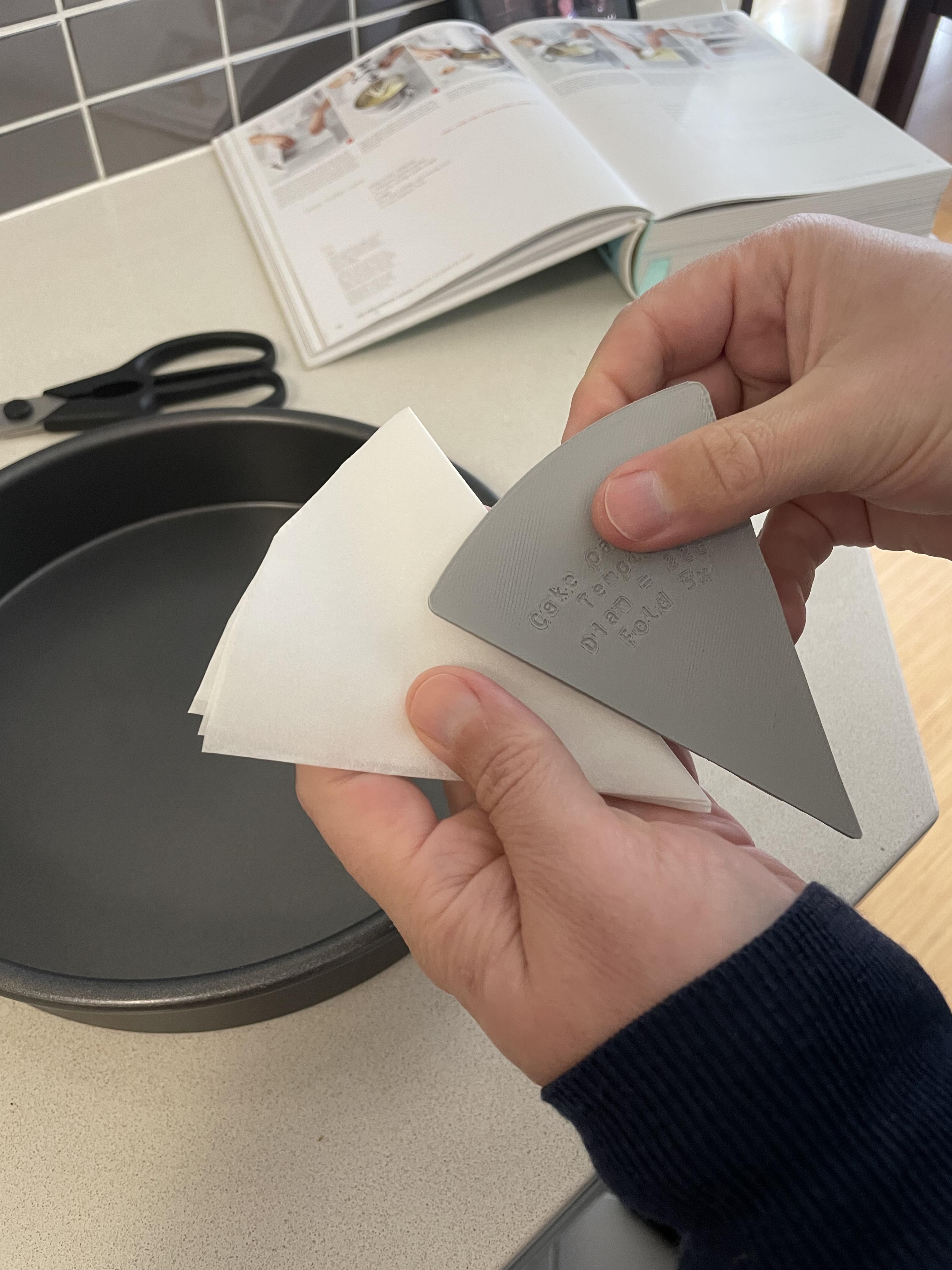 Cake pan liner template | Scrolller