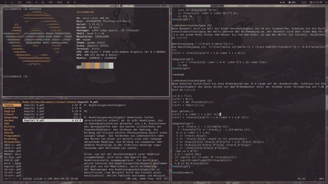 [BSPWM] [Polybar] My first rice (Always WIP) | Scrolller
