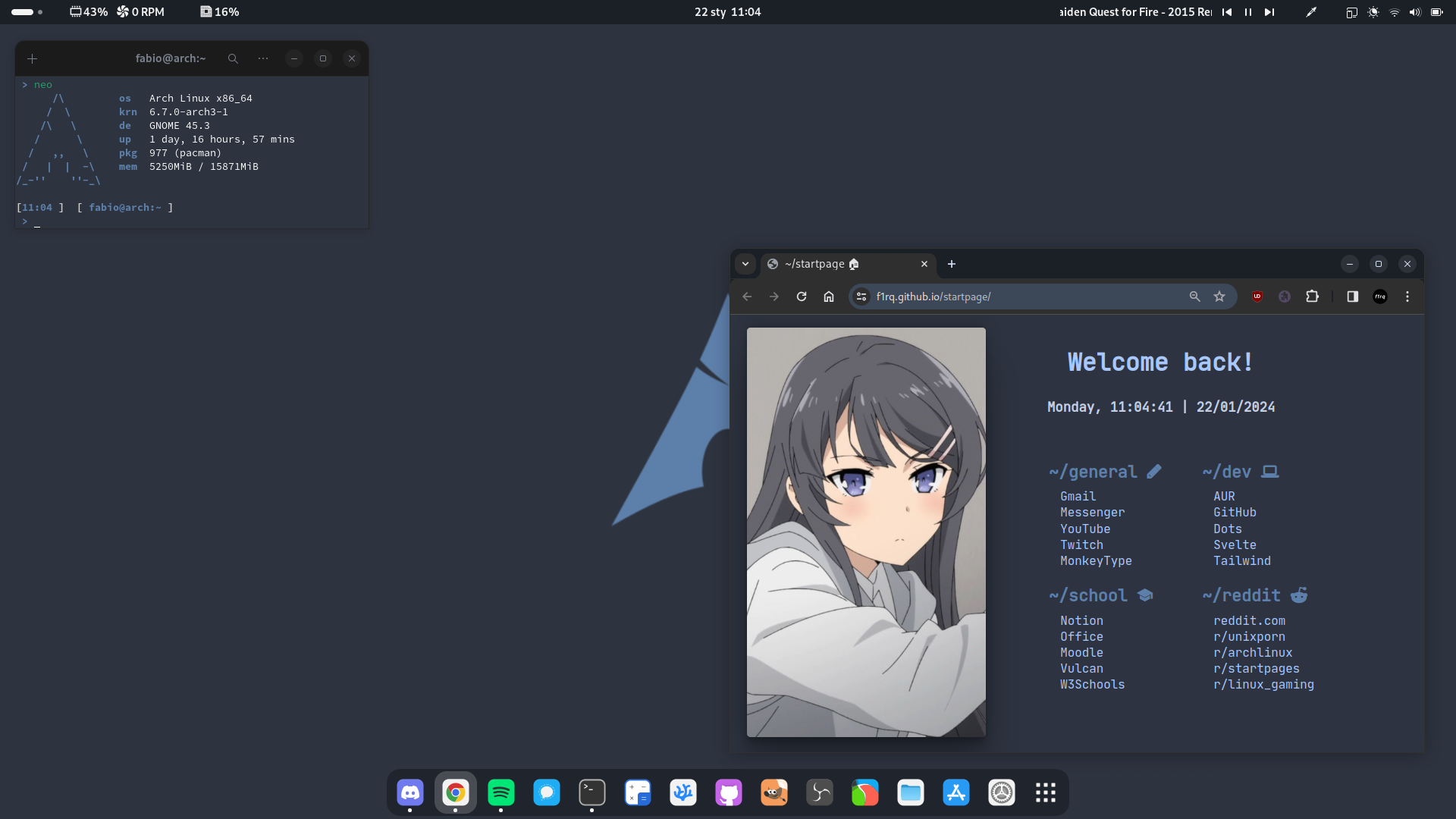 Discover more like Unixporn: [GNOME] nord themed colors are really great and Related Content ...