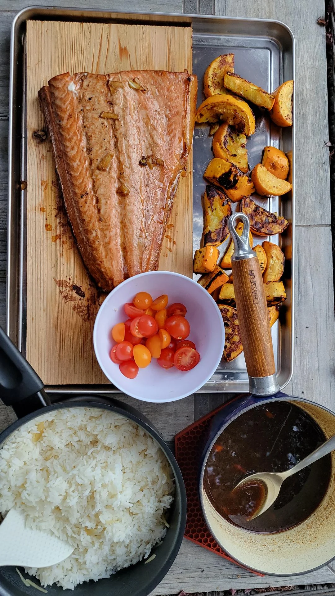First Time Doing Grilled Cedar Plank Salmon | Scrolller