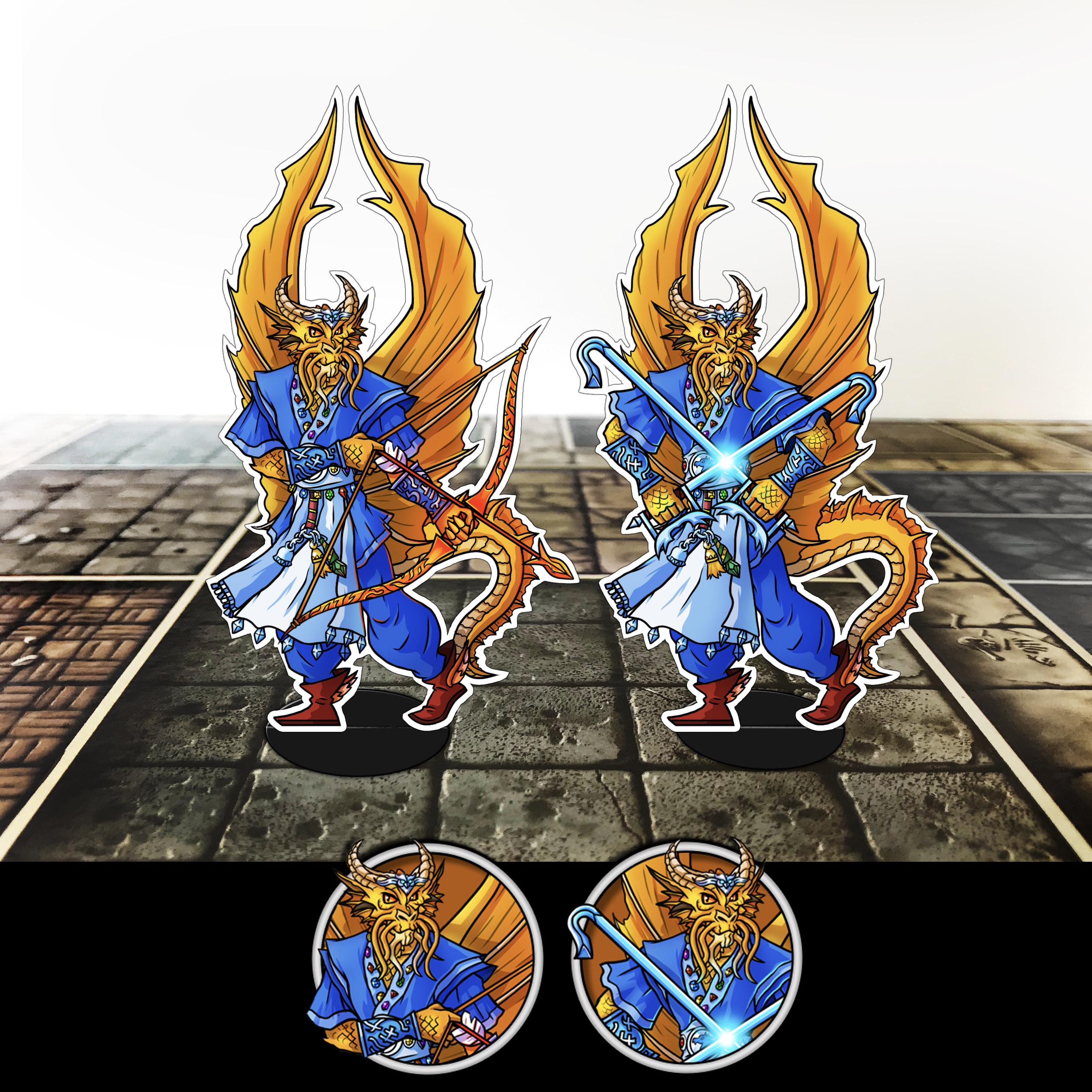 Half Dragon Monk [OC] [ART] | Scrolller