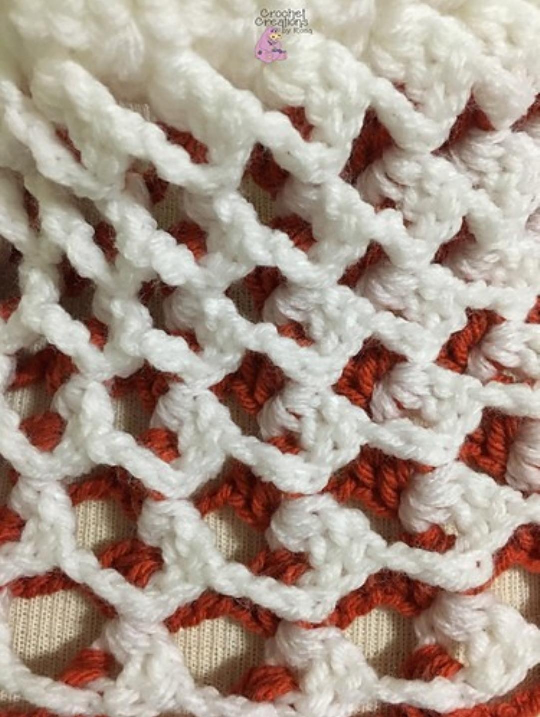 Does anyone know how to do the stitch shown in this pattern? | Scrolller