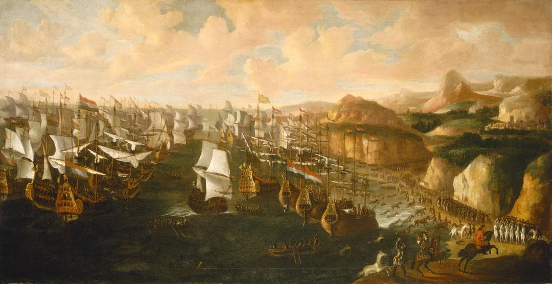 The 20,000 men strong army of William of Orange lands at Torbay, 1688. | Scrolller
