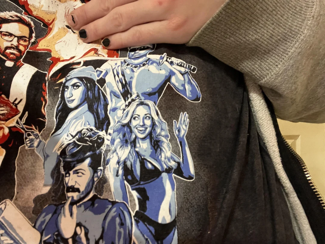 who is the bikini girl on the funeral merch? | Scrolller