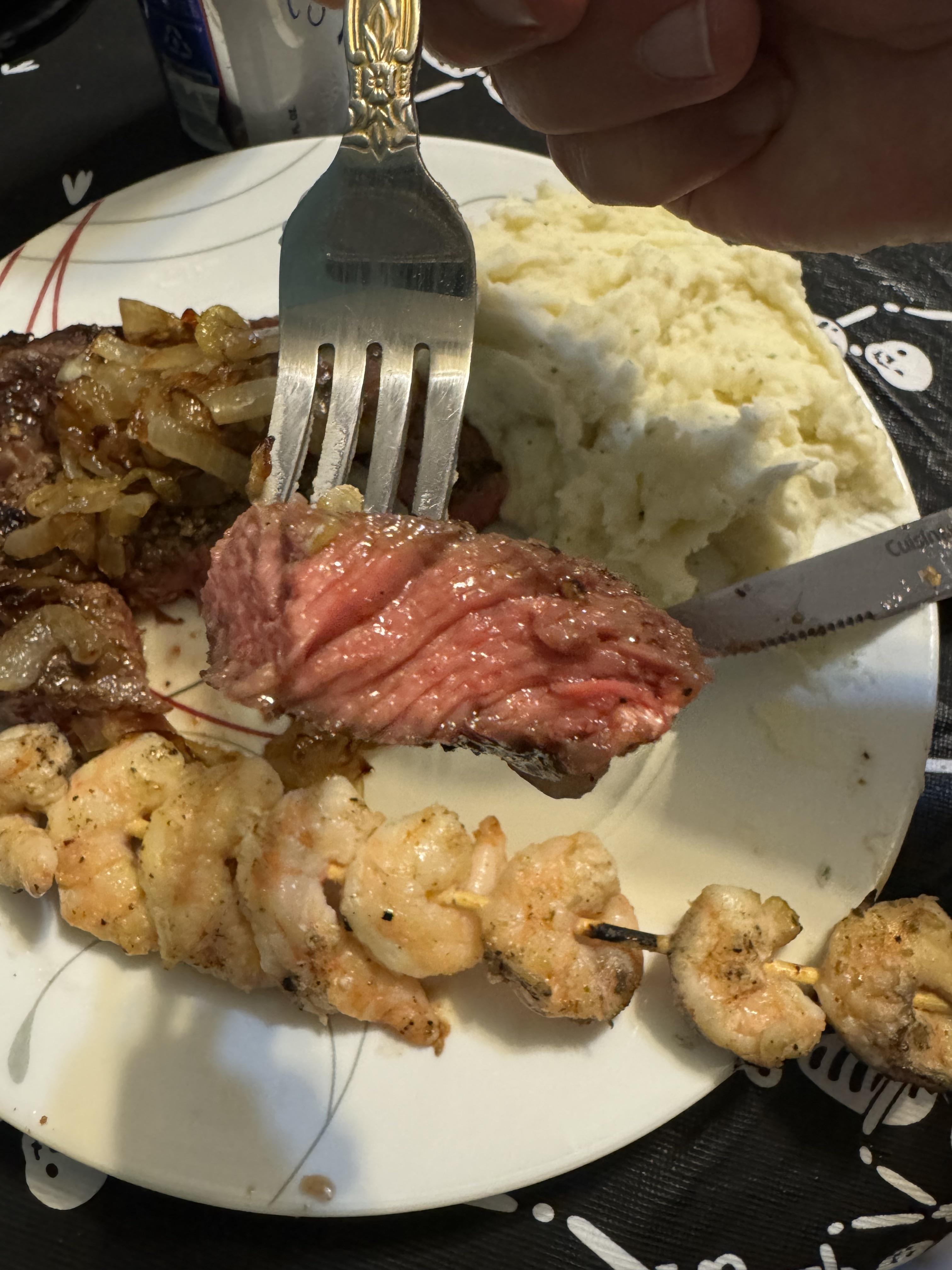 Tried a new technique with a ribeye tonight | Scrolller