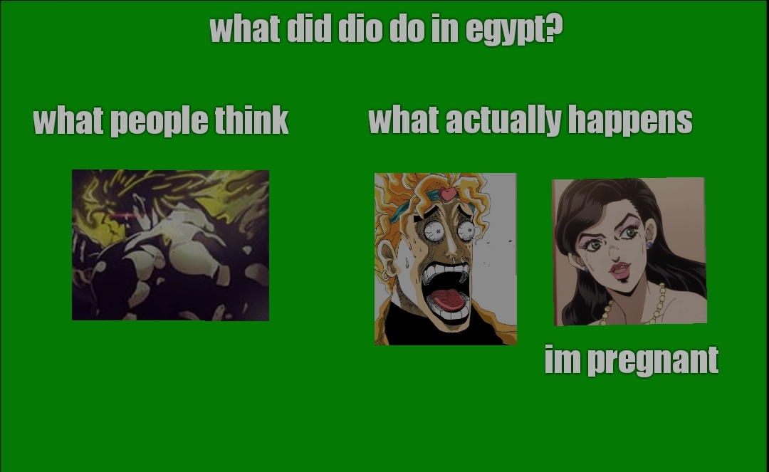 What the dio doing? | Scrolller