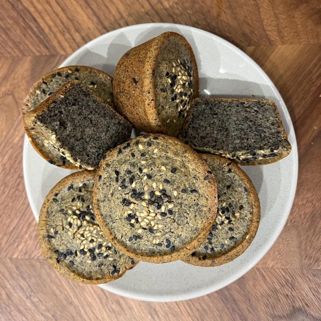 I Made Black Sesame Mochi Muffins! | Scrolller