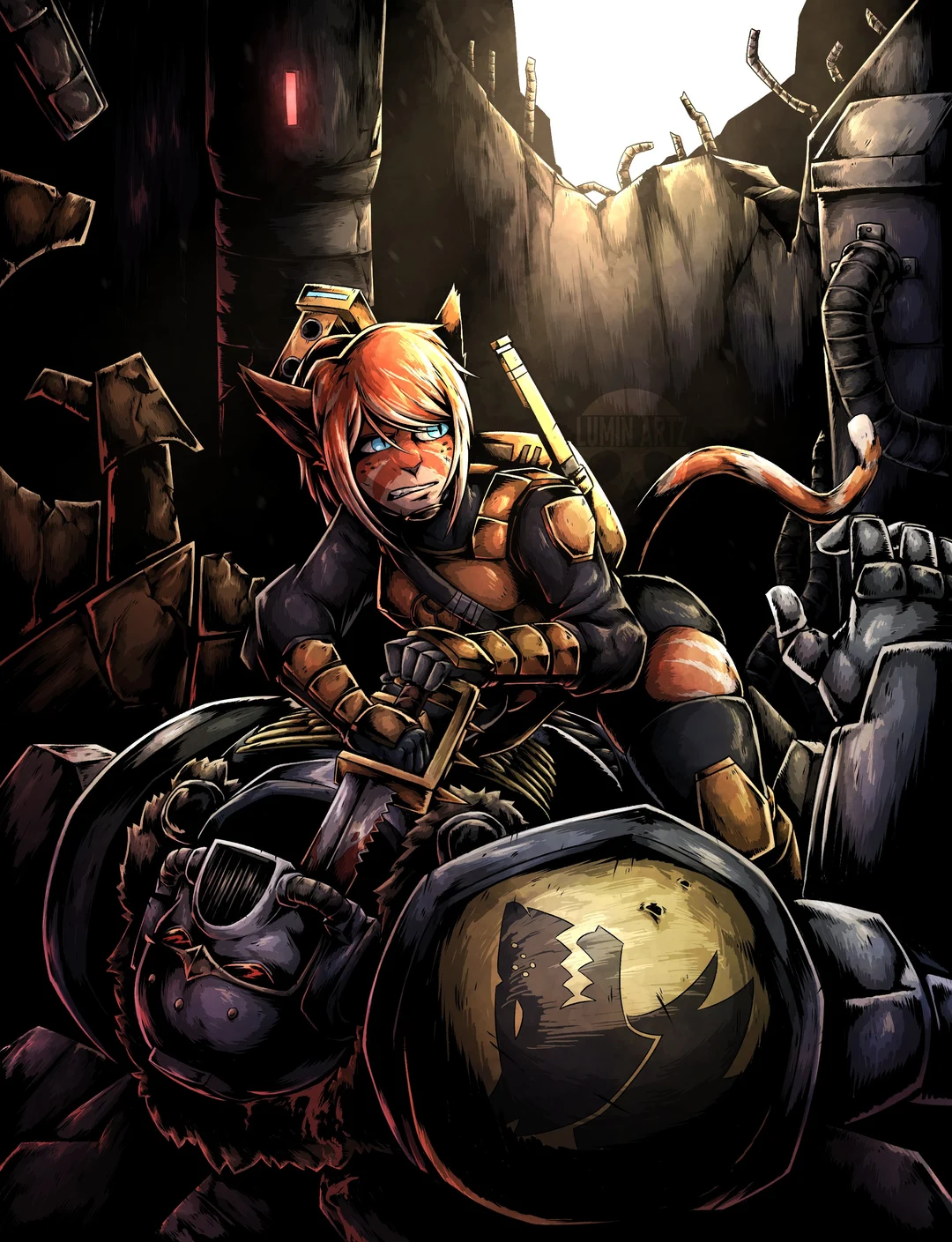 Tau Abhuman - Art by @lumin_artz | Scrolller