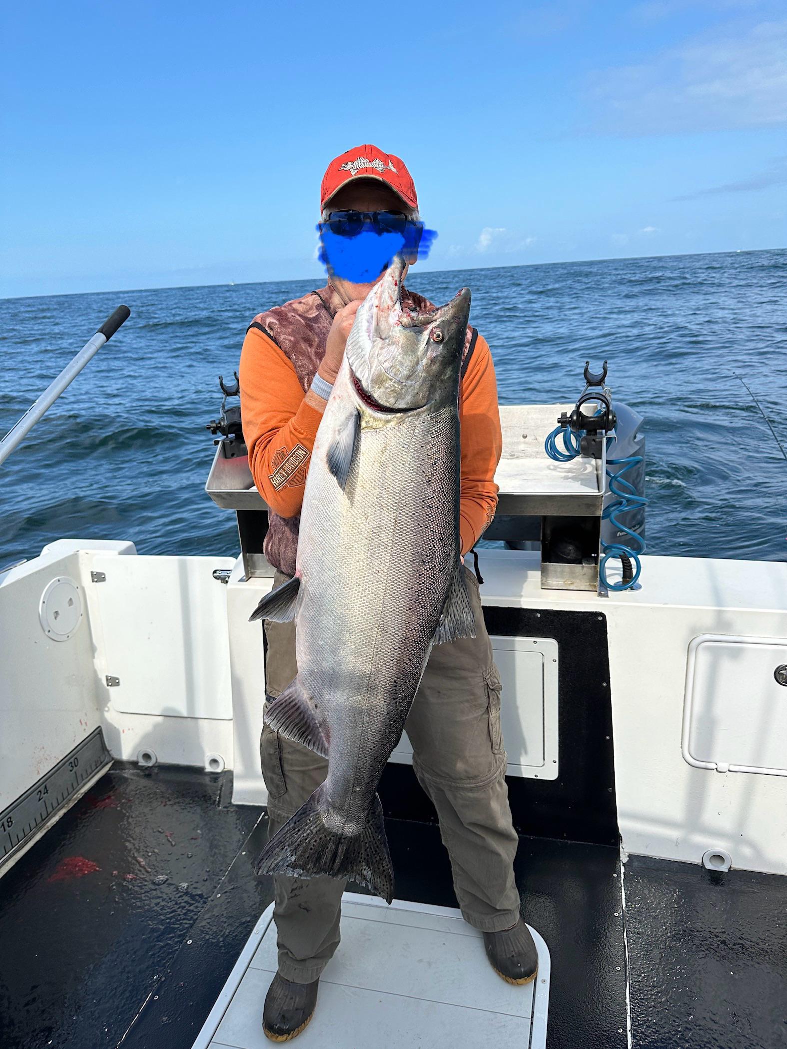 My buddy caught the big one, 25 lb. king out from Westport WA | Scrolller