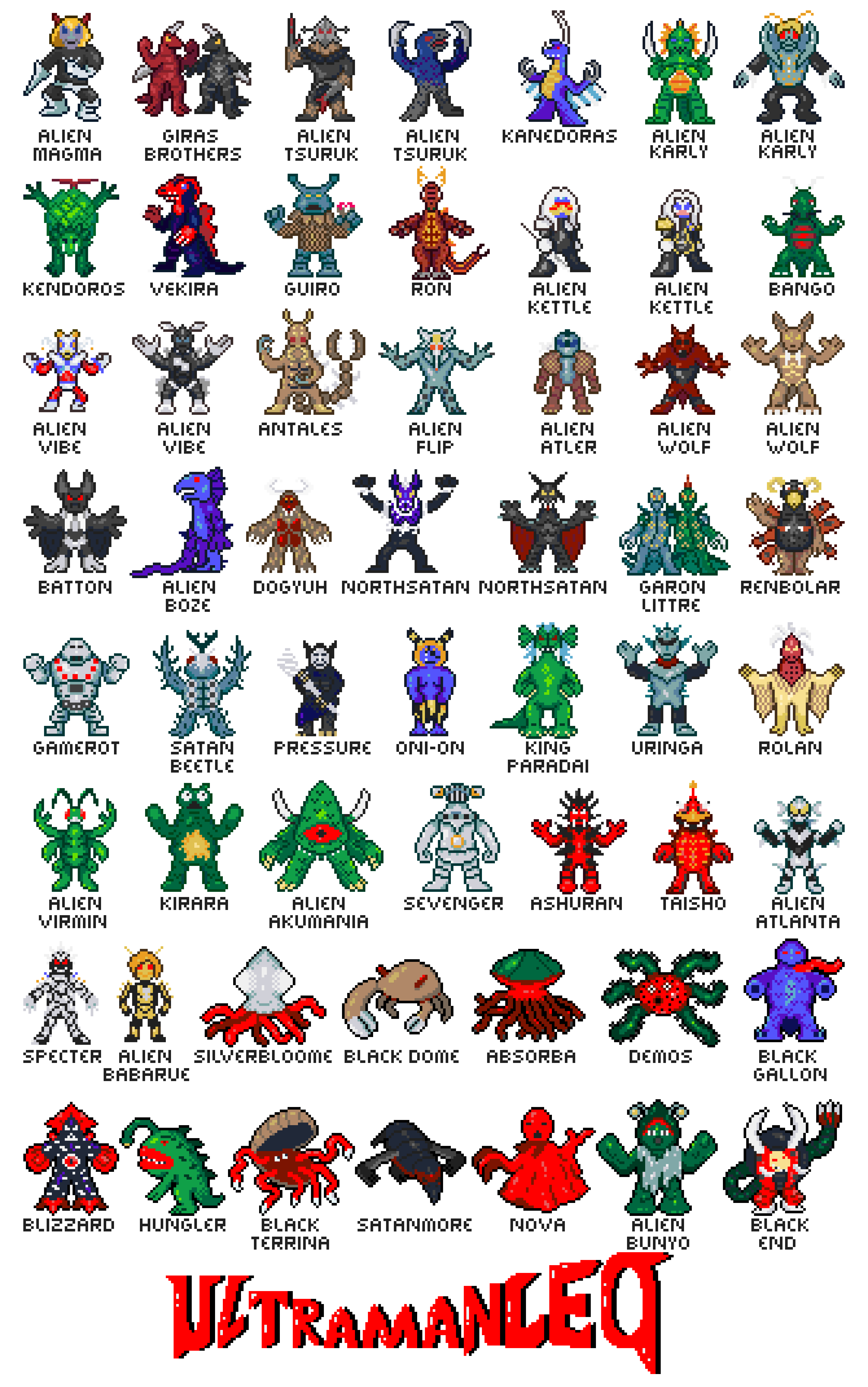 Ultraman Leo's kaiju & aliens | Scrolller