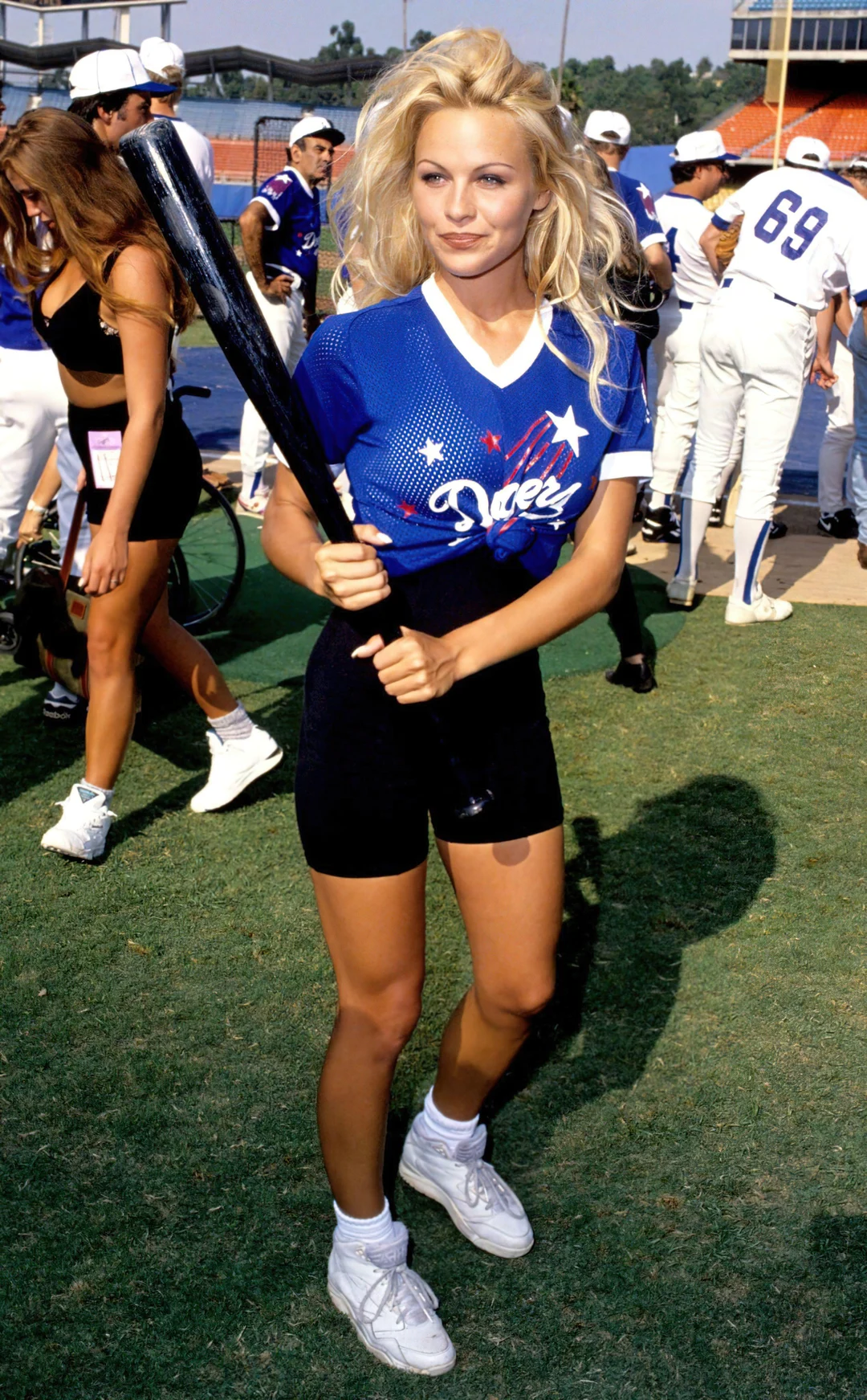 Pamela Anderson | L.A Dodger's Stadium, 1993 | Scrolller
