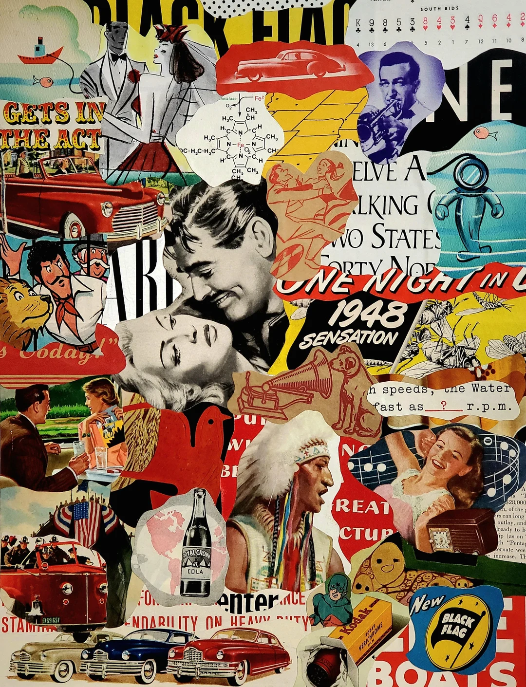 Those memories, tbbd, Analog Collage, 2024 | Scrolller