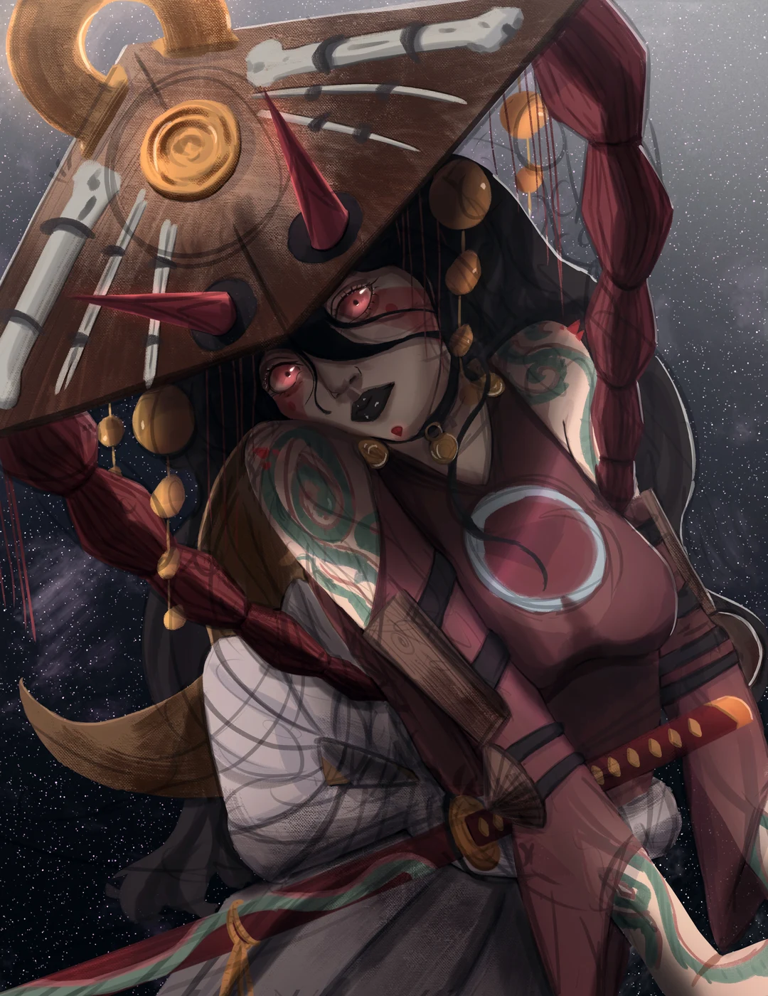 Samurai, me, digital, 2022 | Scrolller