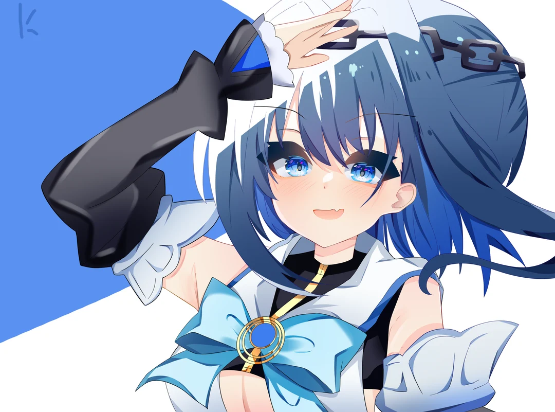 I practiced art by drawing Kronii! | Scrolller