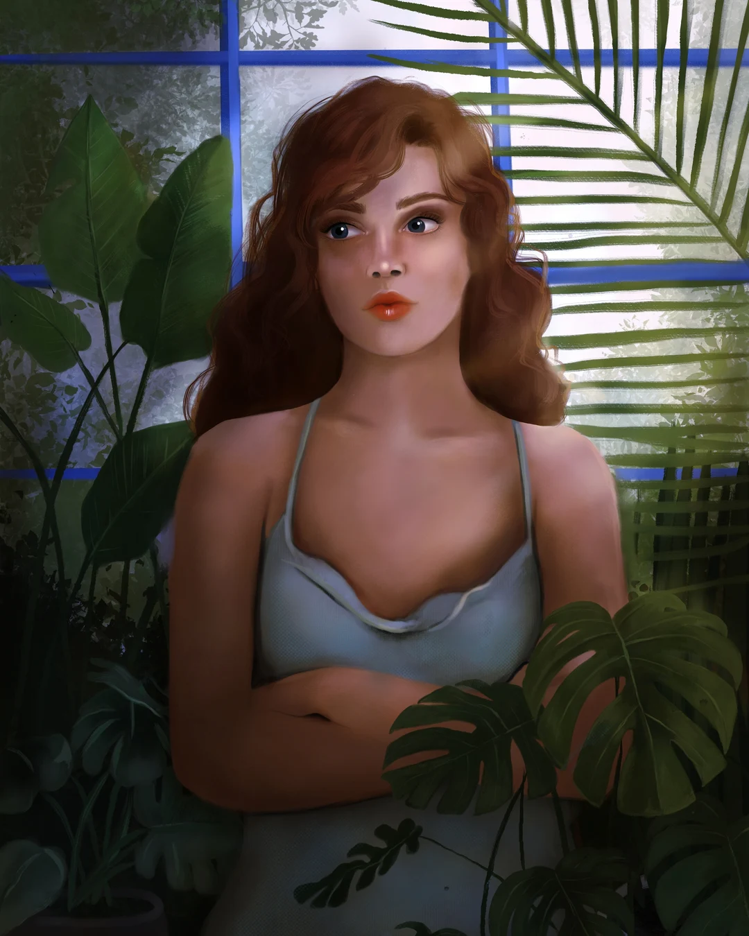 Greenhouse, me, digital, 2023 | Scrolller