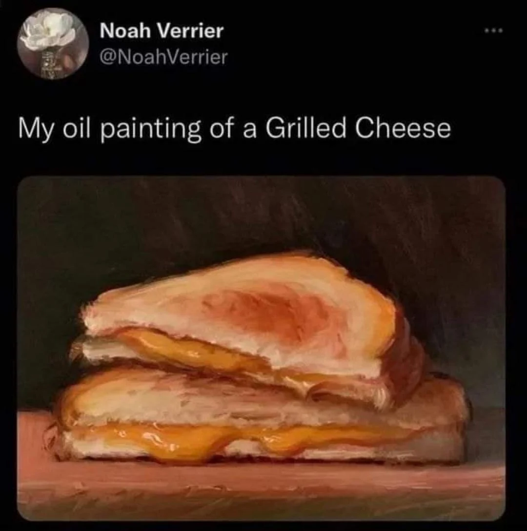 Artistic grilled cheese | Scrolller