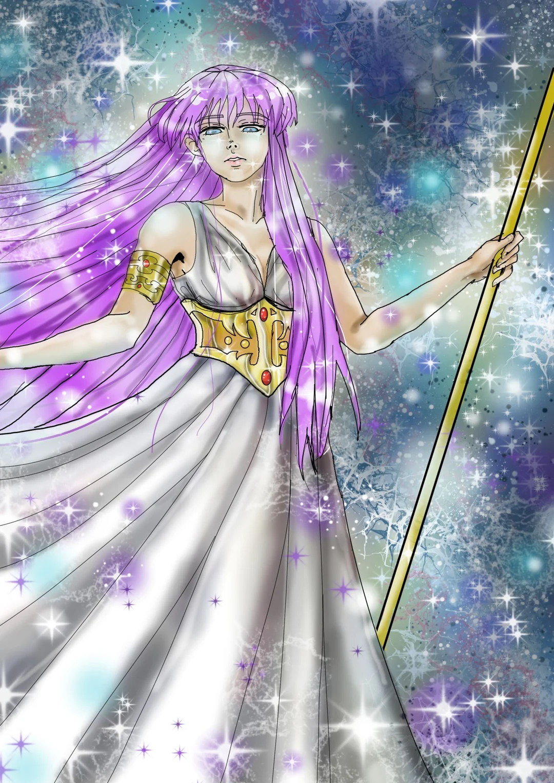 An image my sister did of Athena using her Cosmo | Scrolller