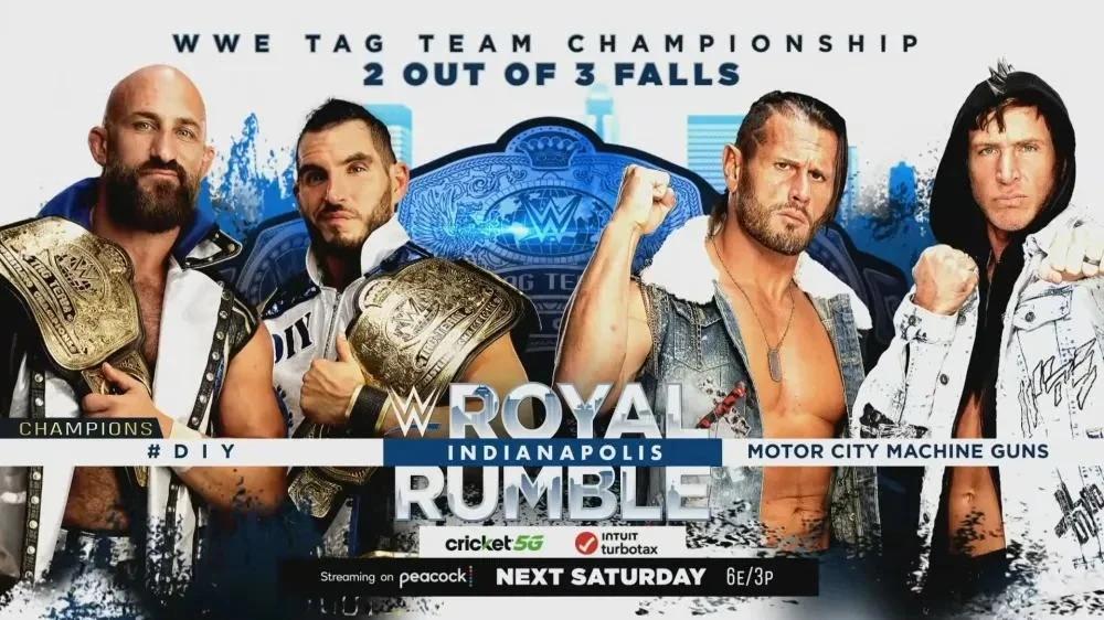 ROYAL RUMBLE 2025 match card | Scrolller
