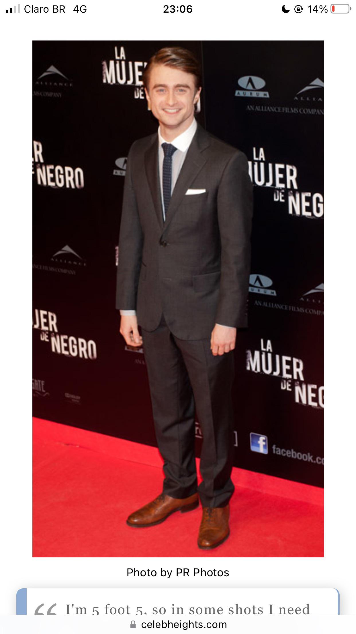 How tall do you think is Daniel Radcliffe ? | Scrolller