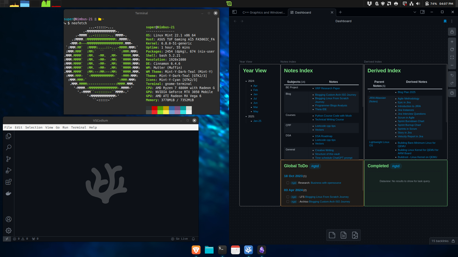 [Cinnamon] Linux Mint subtle rice | Scrolller