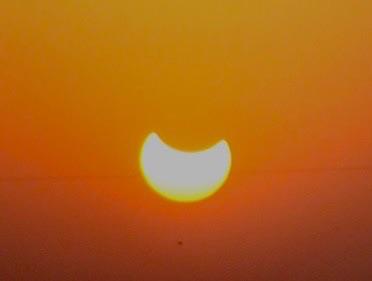 Partial solar eclipse from India | Scrolller